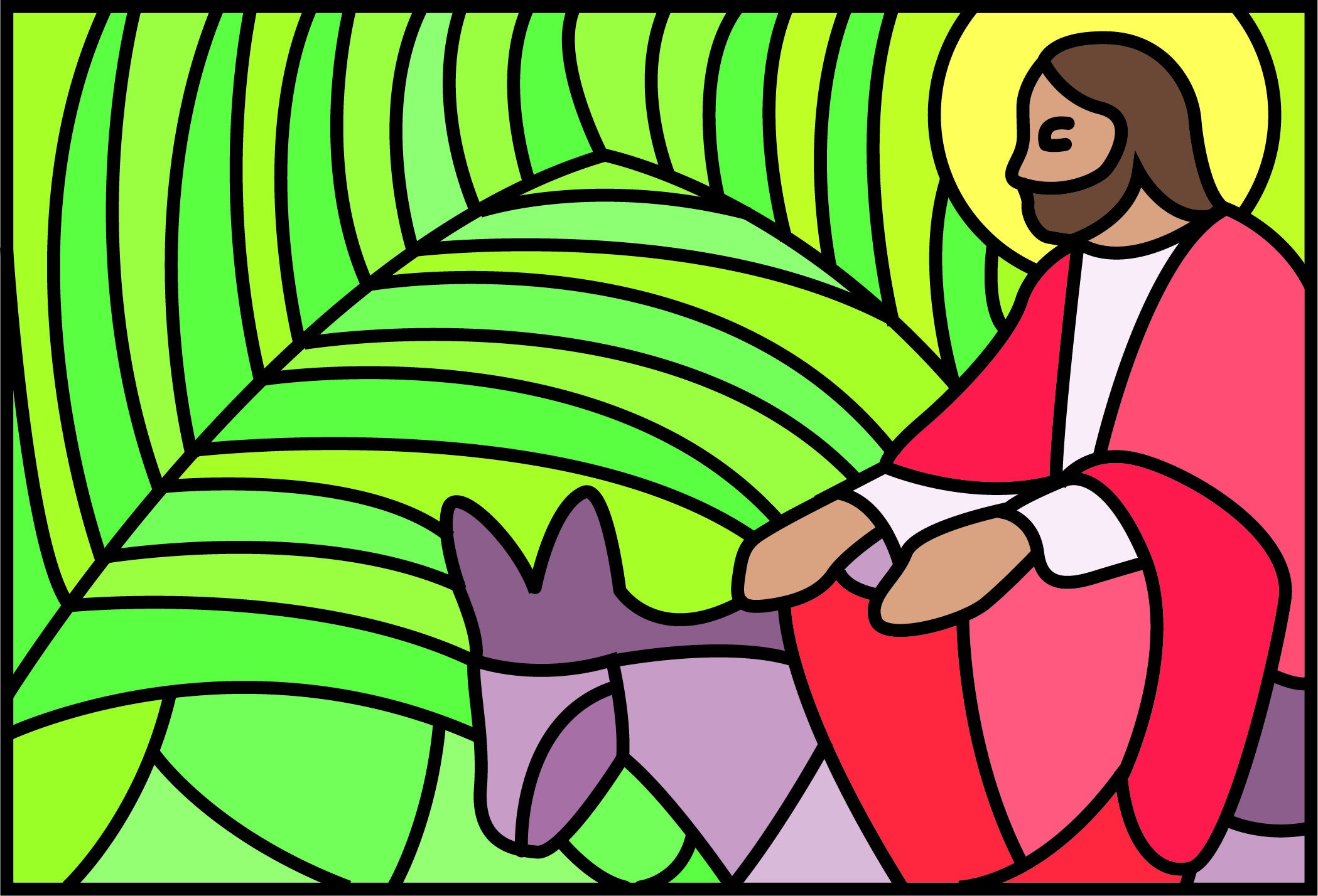 Religious - Stained Glass - Clip Art - Catholic - Church - Brochure ...