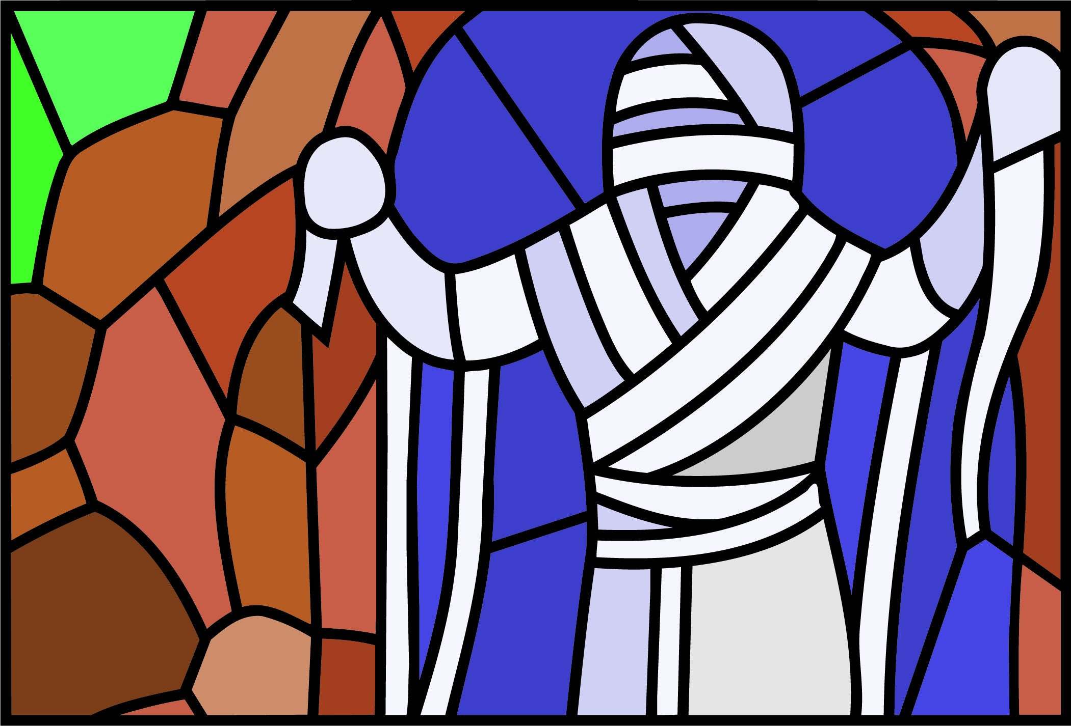 Religious - Stained Glass - Clip Art - Catholic - Church - Brochure ...