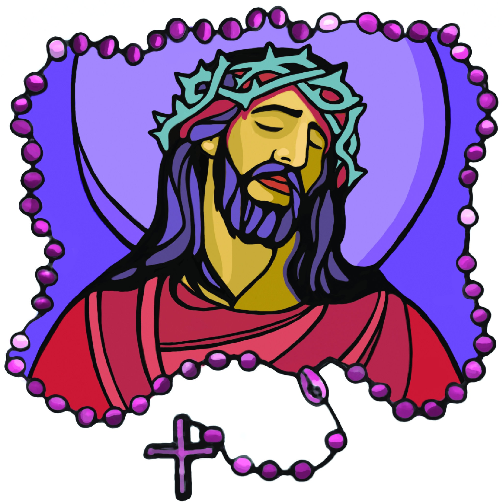 Sorrowful Mysteries Easter Religious Lent Catholic - Etsy