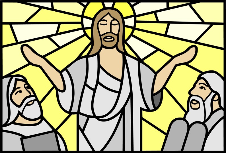 Religious - Stained Glass - Clip Art - Catholic - Church - Brochure ...