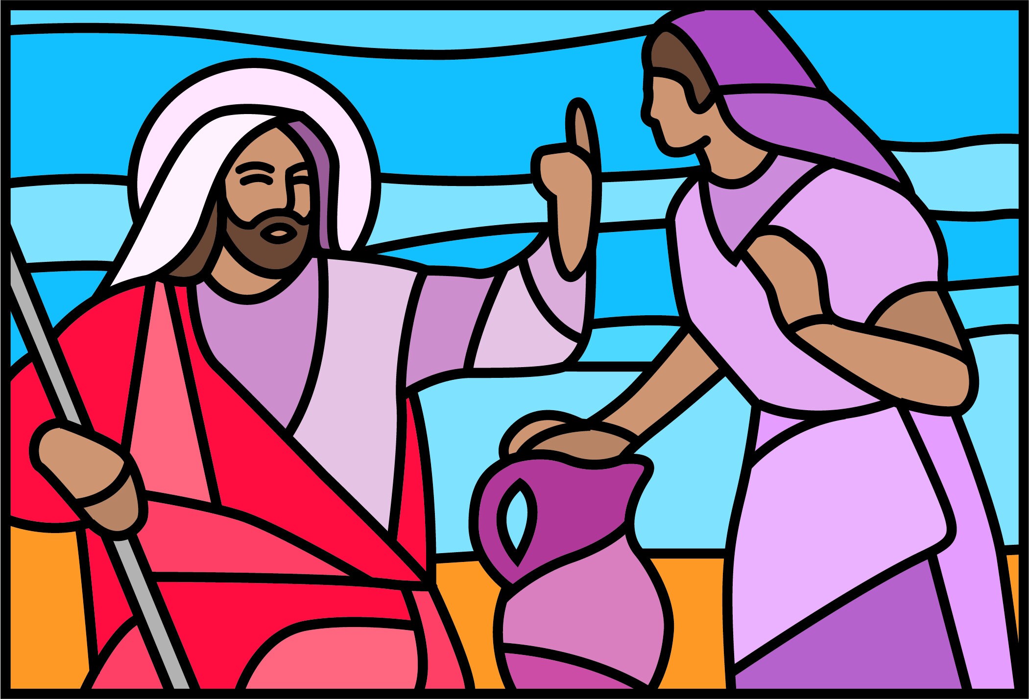 Religious - Stained Glass - Clip Art - Catholic - Church - Brochure ...