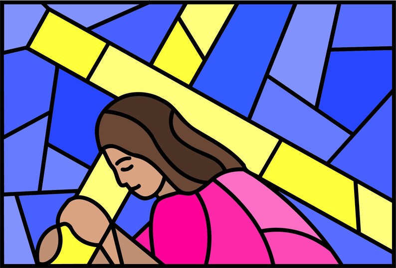 Religious - Stained Glass - Clip Art - Catholic - Church - Brochure ...