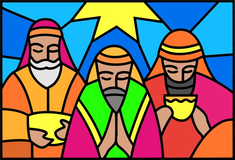 Religious - Stained Glass - Clip Art - Catholic - Church - Brochure ...