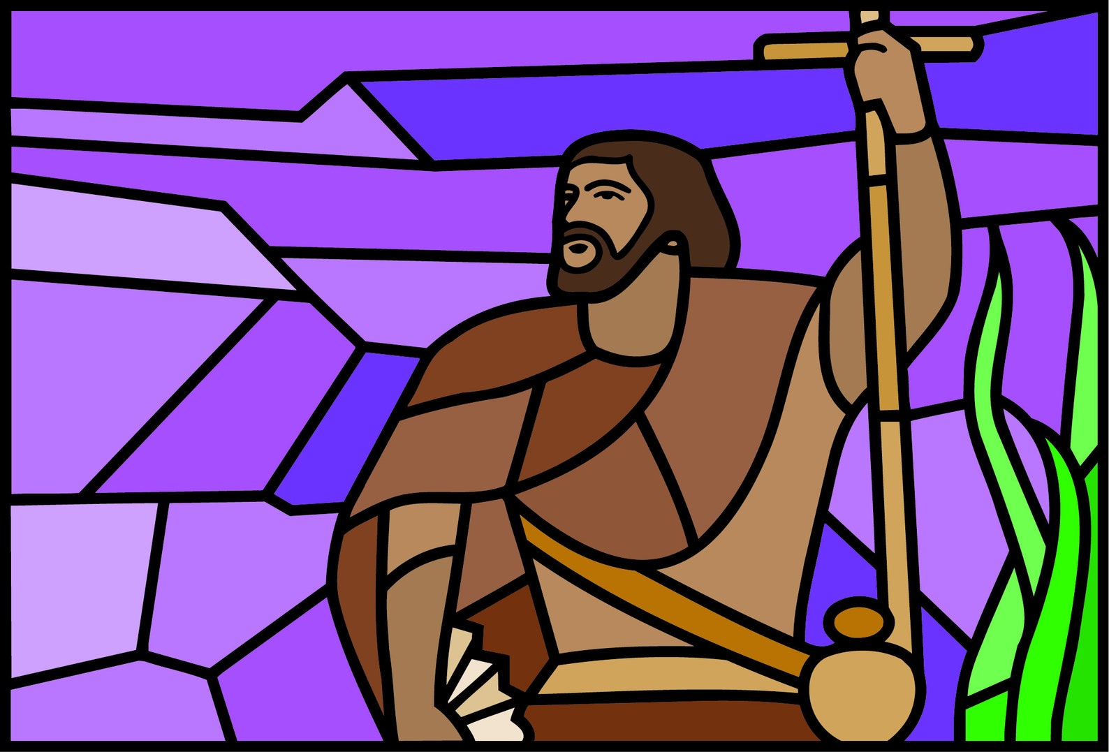 Religious - Stained Glass - Clip Art - Catholic - Church - Brochure ...