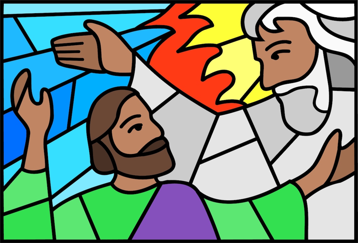 Religious Stained Glass Clip Art Catholic Church - Etsy