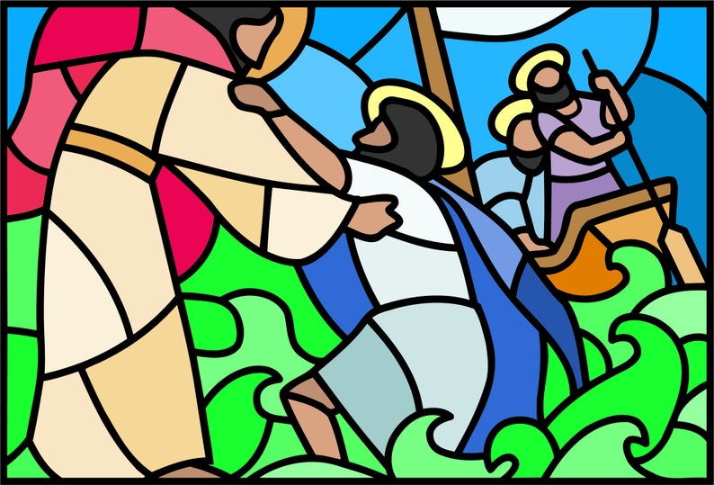 Religious - Stained Glass - Clip Art - Catholic - Church - Brochure ...