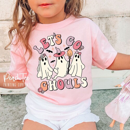 Let's Go Ghouls Halloween Shirt Retro Halloween T-shirt - Etsy