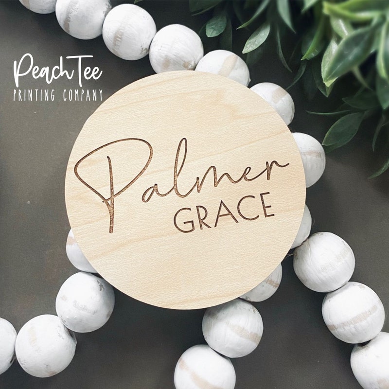 Wood Baby Sign - Etsy