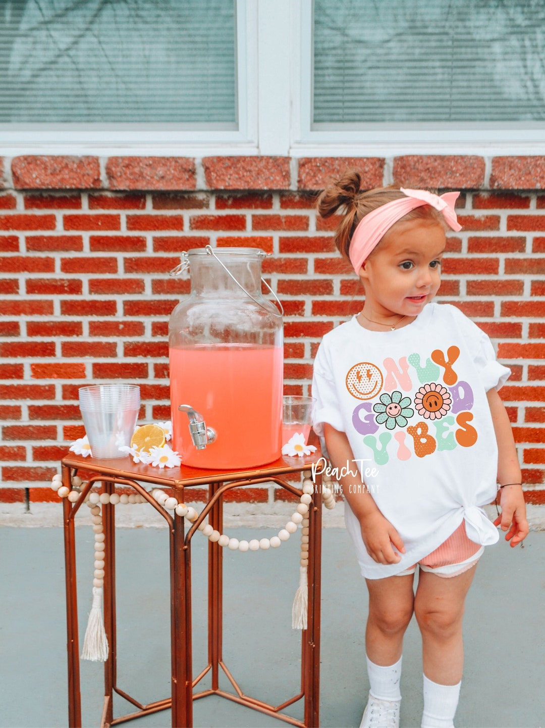 Good Vibes Kids Tee, Good Vibes Graphic Tee, Baby Graphic Tee, Happy ...