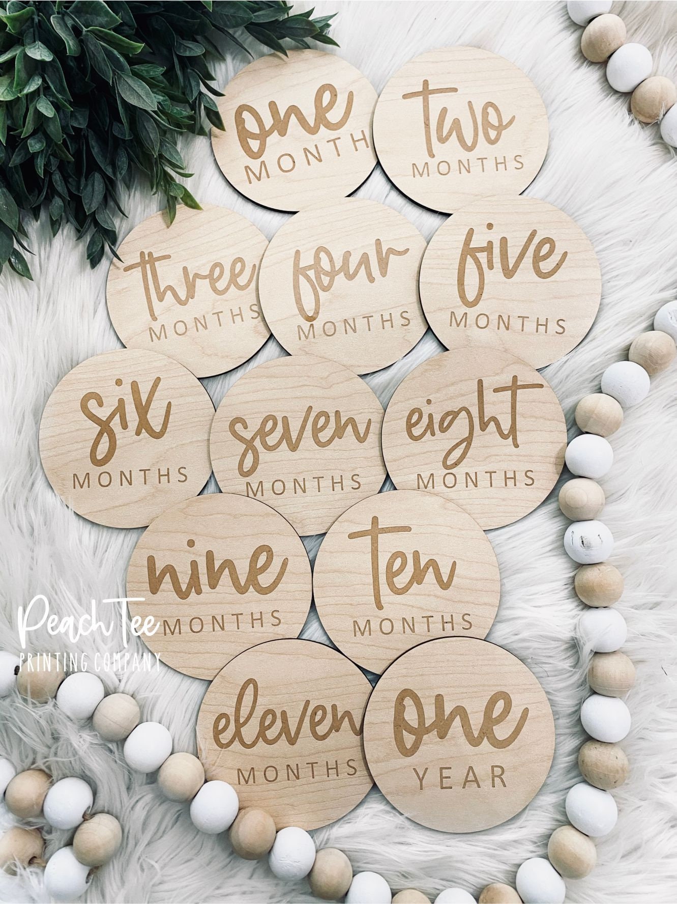 Wooden Baby Milestone Signs Baby Milestone Wood Signs - Etsy