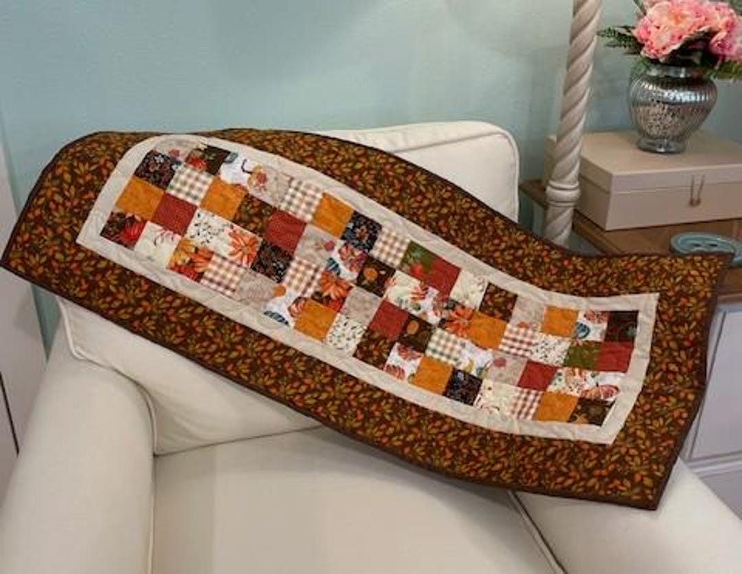 Fall Harvest Table Runner- Handmade - Etsy
