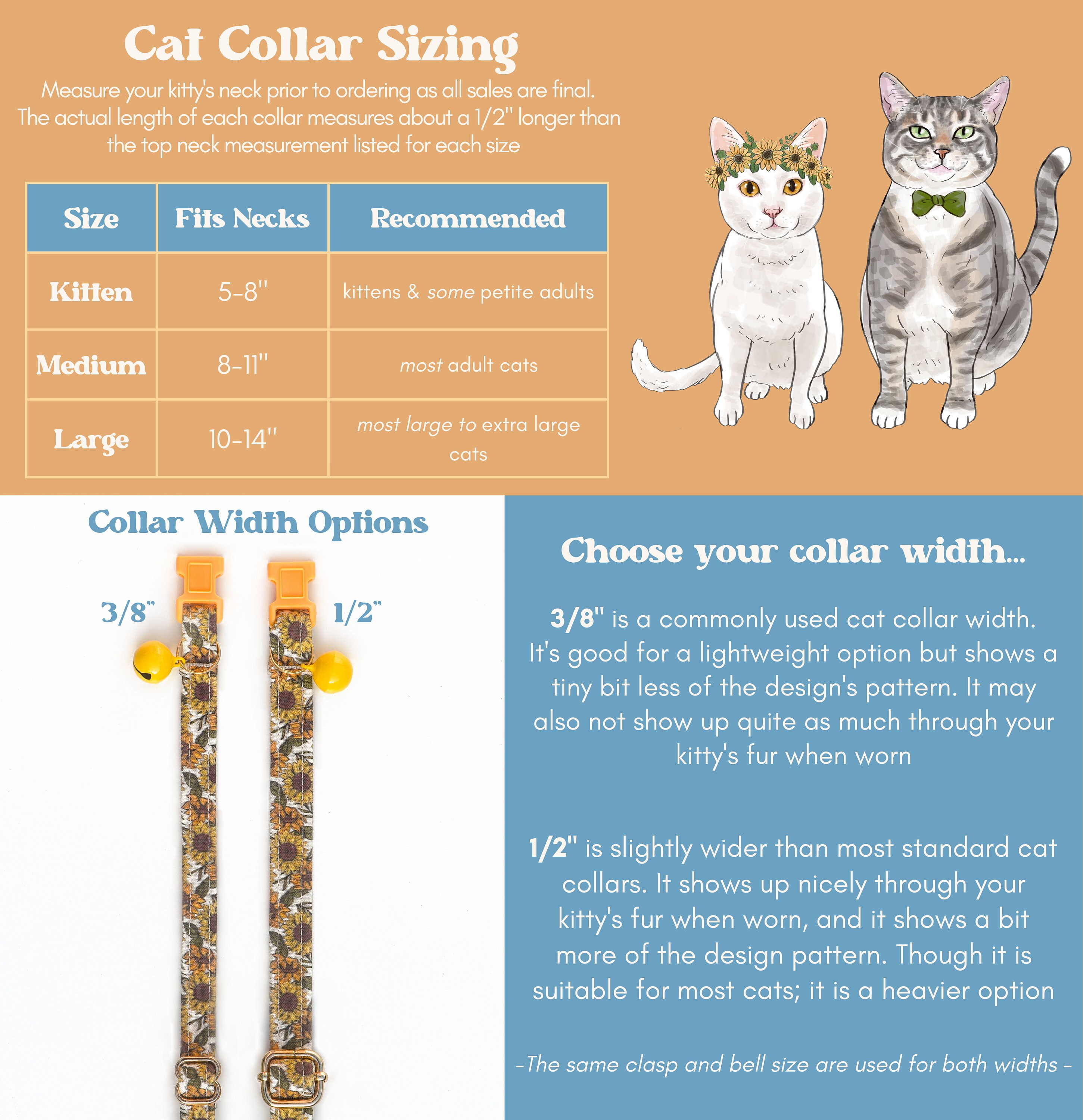 Boho Blueberry Cat Collar With Bell and Charm Male Breakaway - Etsy