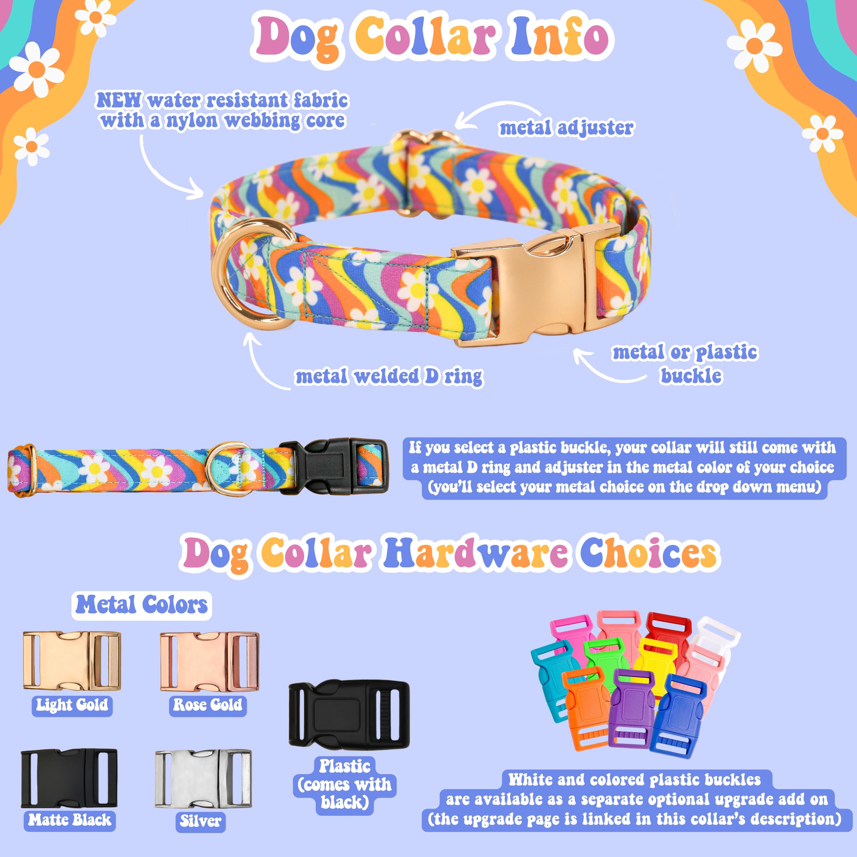 Lime Green Groovy Checkered Dog Collar, Custom Boy Dog Collar Y2k ...