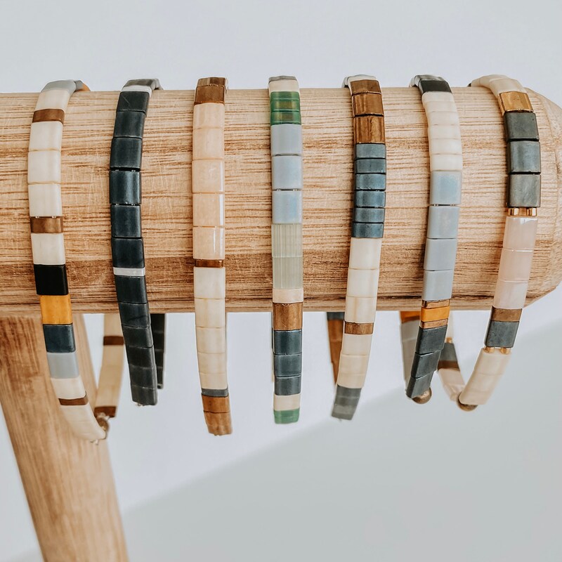 Tile Bracelet - Etsy