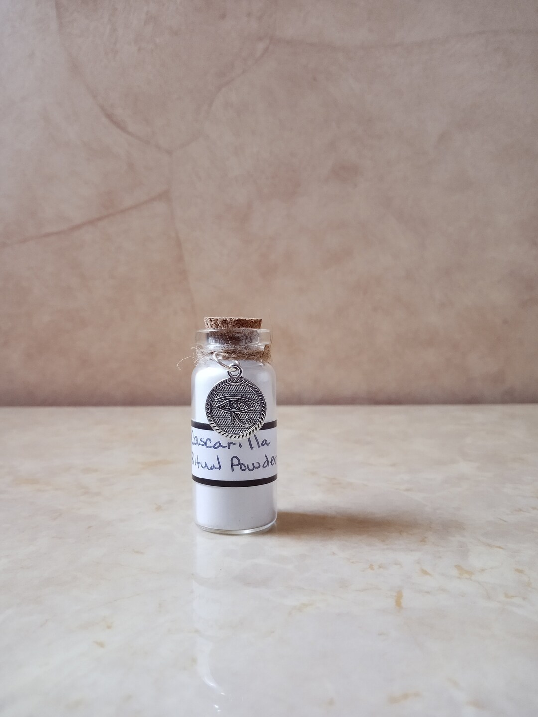 Cascarilla Eggshell Ritual Powder for Protection With Eye of Horus Protection Charm ...