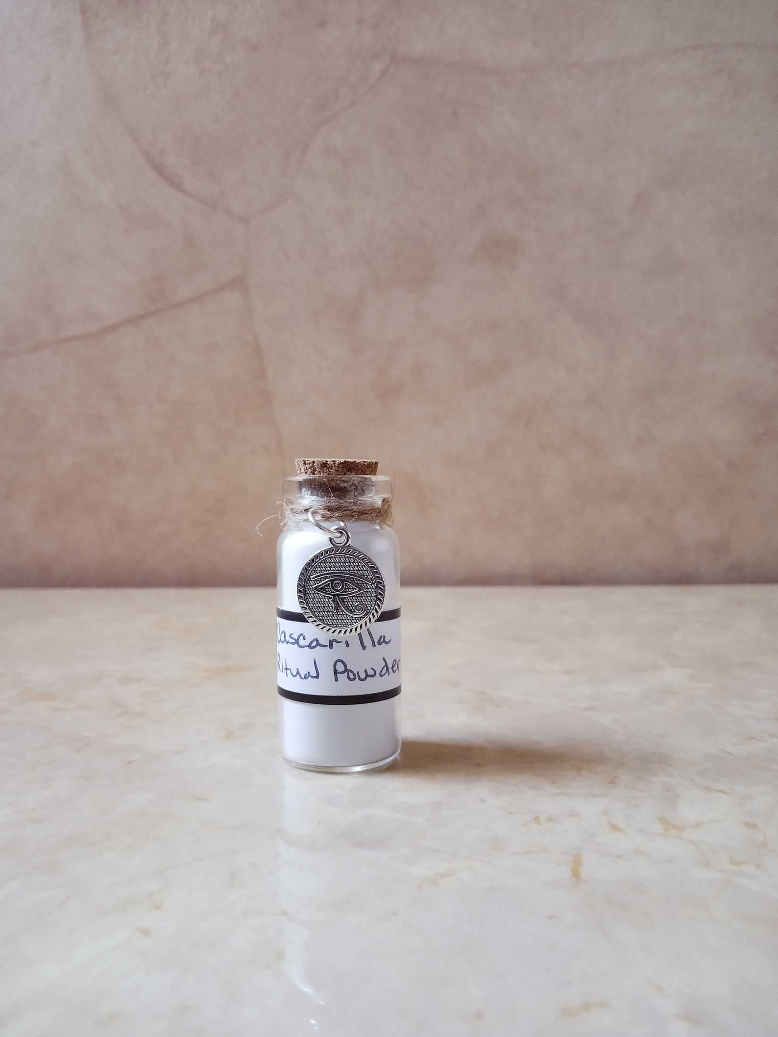 Cascarilla Eggshell Ritual Powder for Protection With Eye of Horus Protection Charm ...