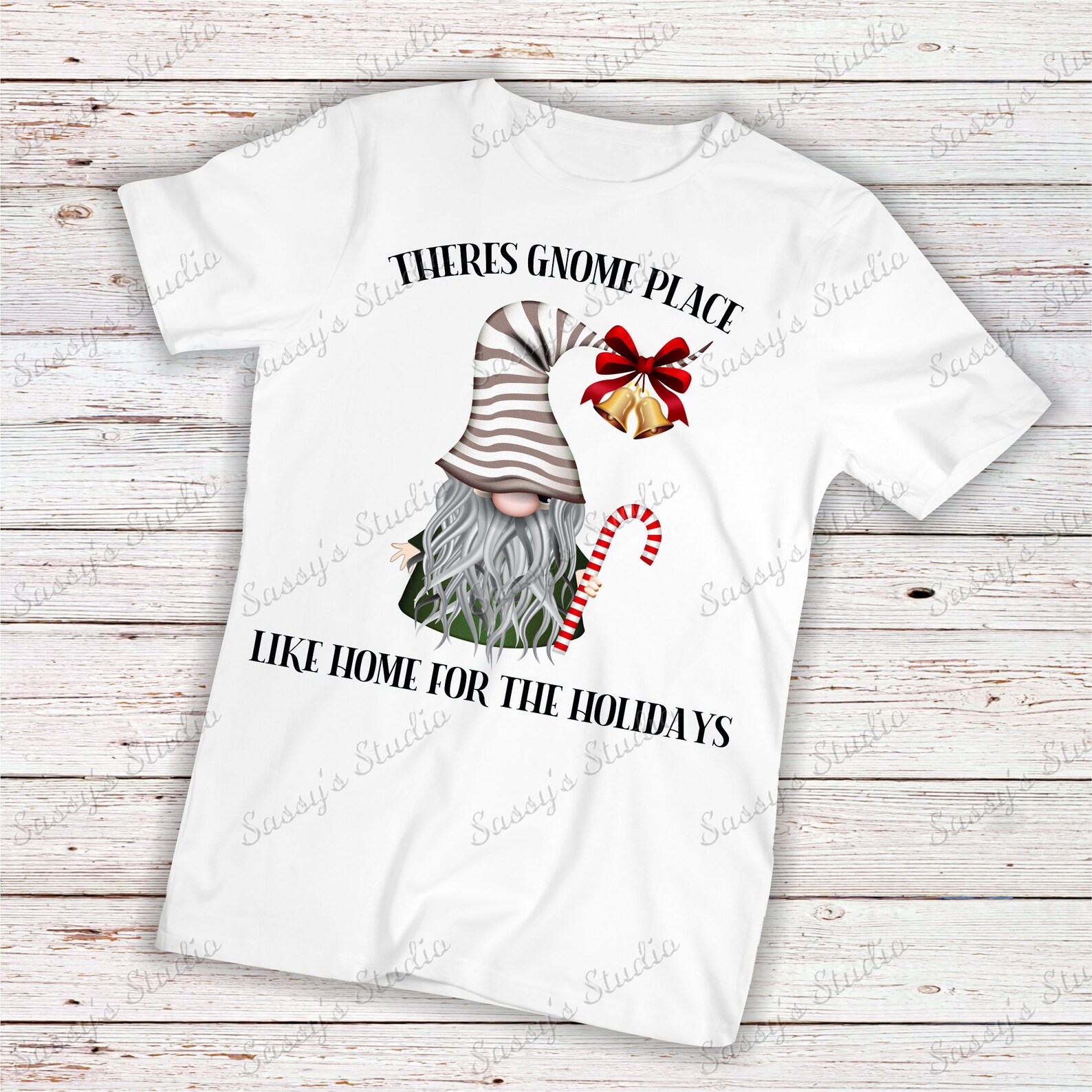 Theres Gnome Place Like Home for the Holidays Christmas | Etsy