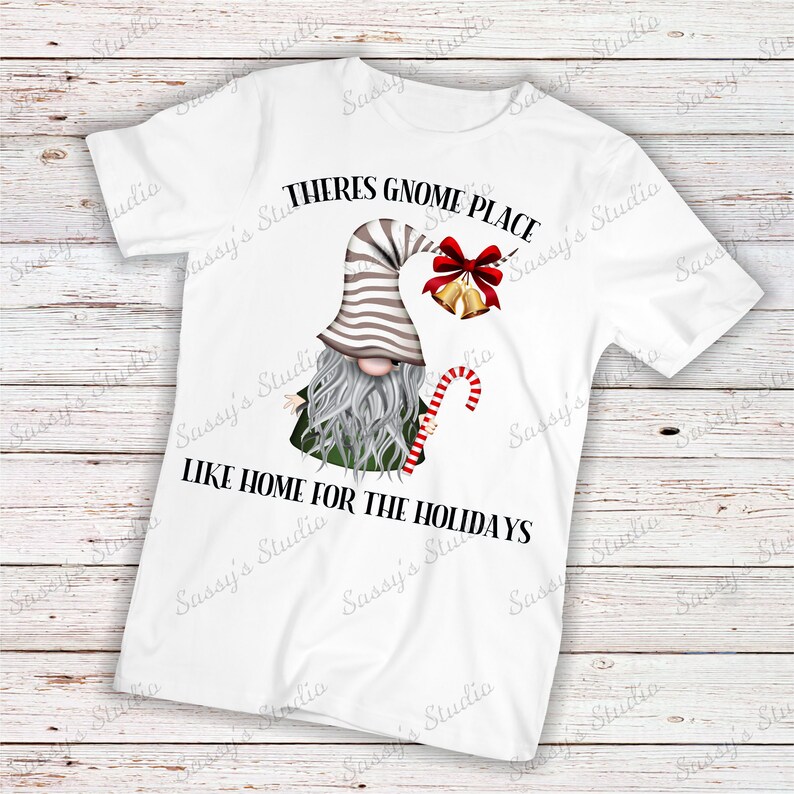 Theres Gnome Place Like Home for the Holidays Christmas | Etsy