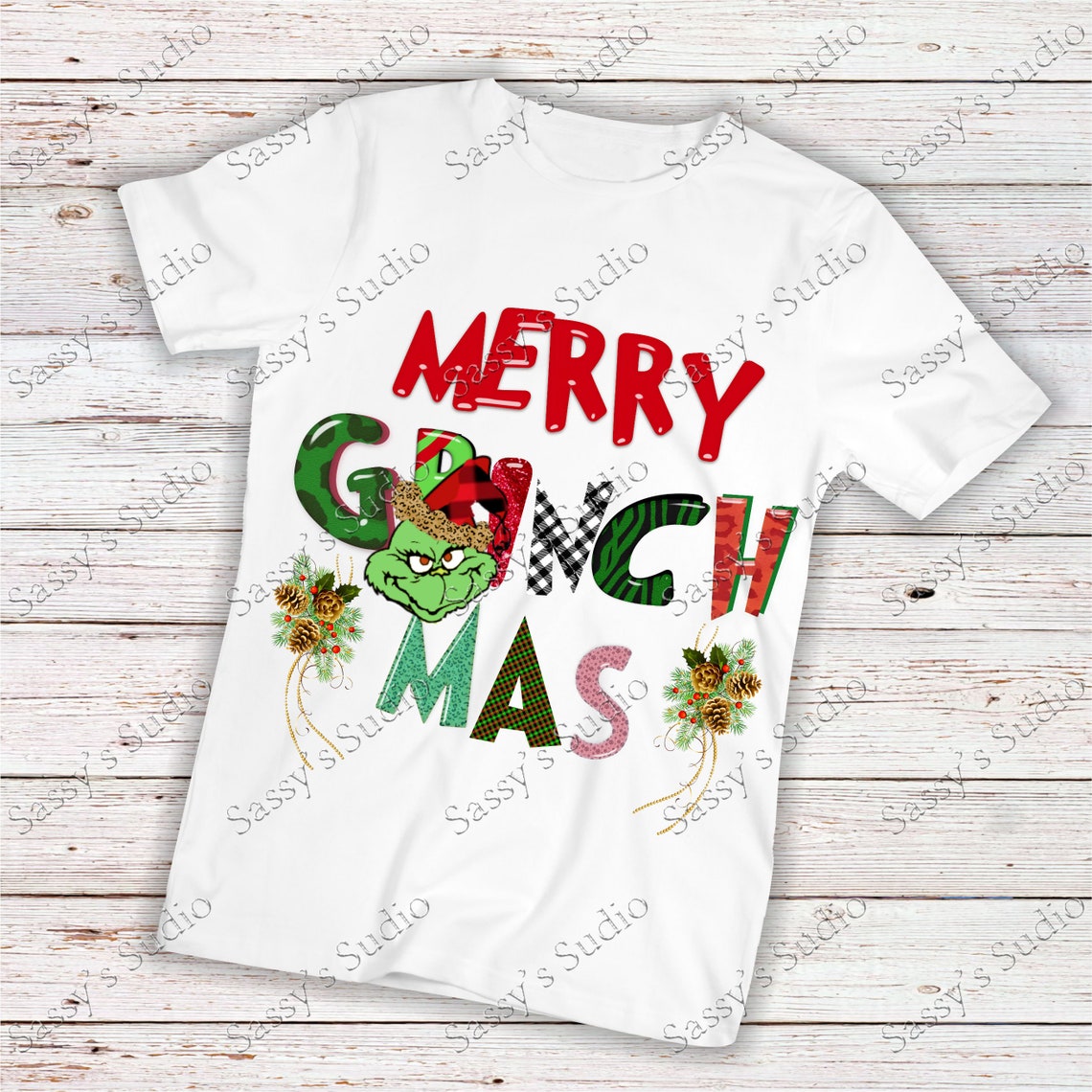 Merry Grinchmas Christmas Sublimation Grinch PNG Christmas | Etsy