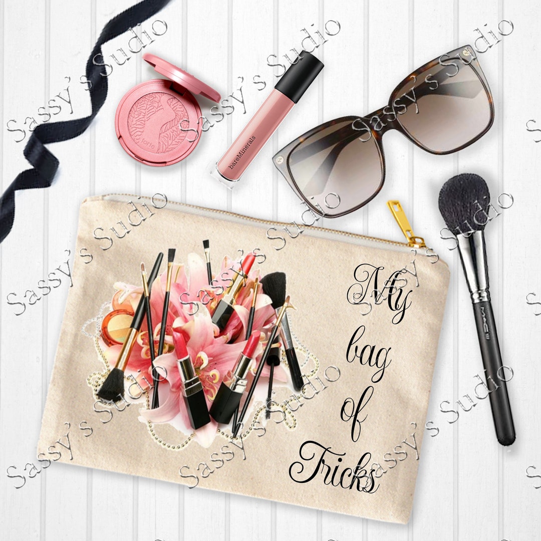My Bag of Tricks, Make up Bag Sublimation, Cosmetic Bag Design. Make up ...