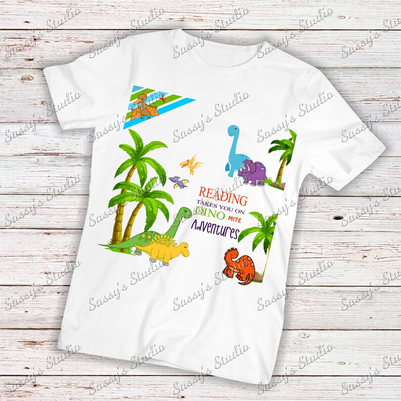 Reading Takes You on A Dino-mite Adventure, Dinosaur Sublimation ...