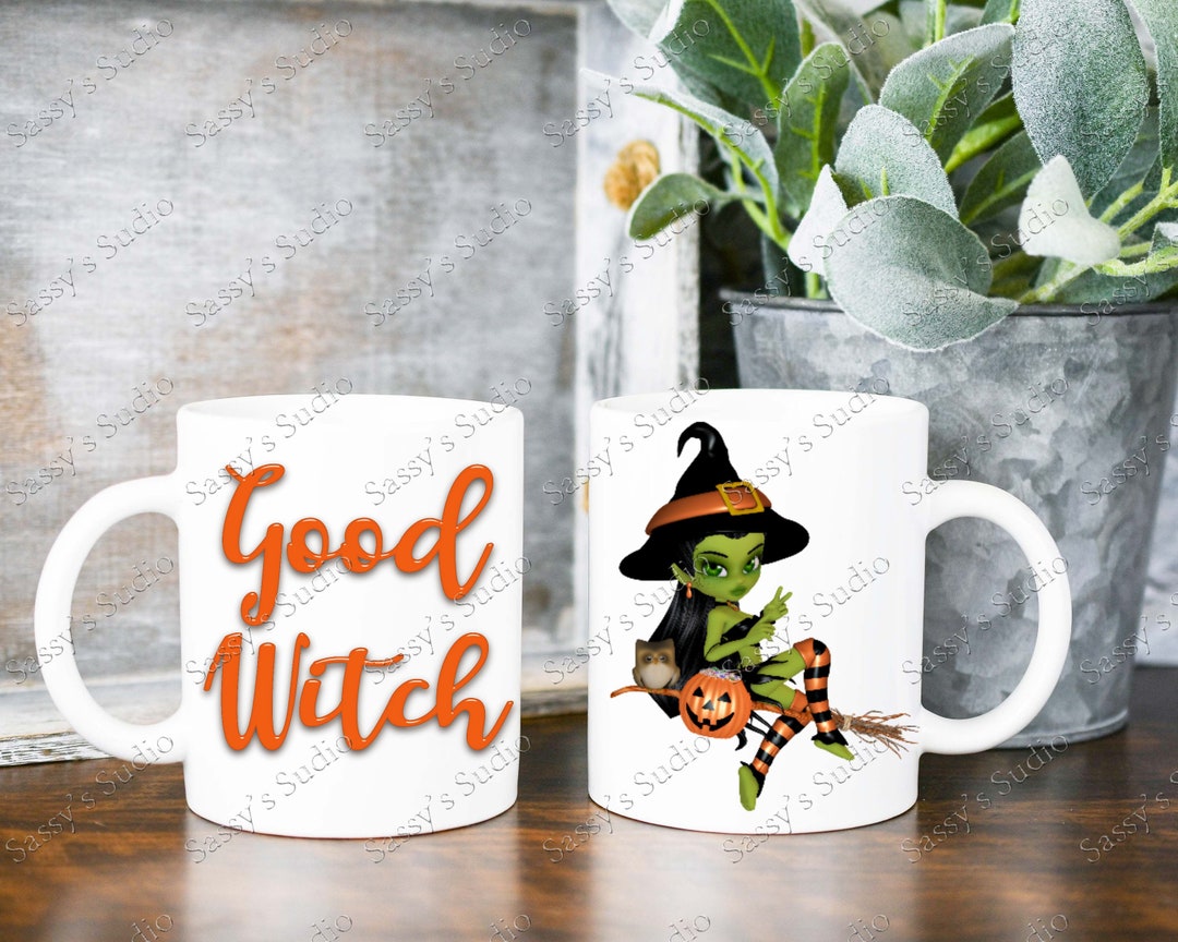 Good Witch Mug Sublimation, Halloween PNG, Digital Download - Etsy