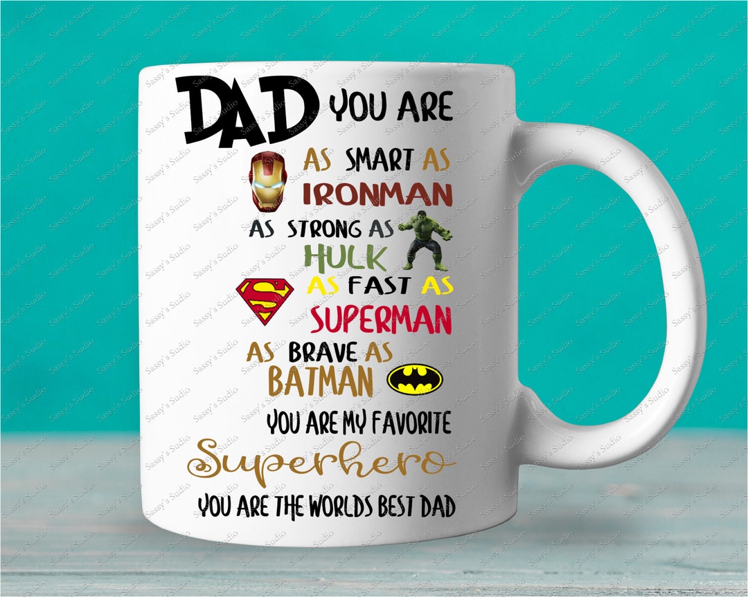 Dad You Are My Superhero, Fathers Day Sublimation, Heroes PNG, Father ...
