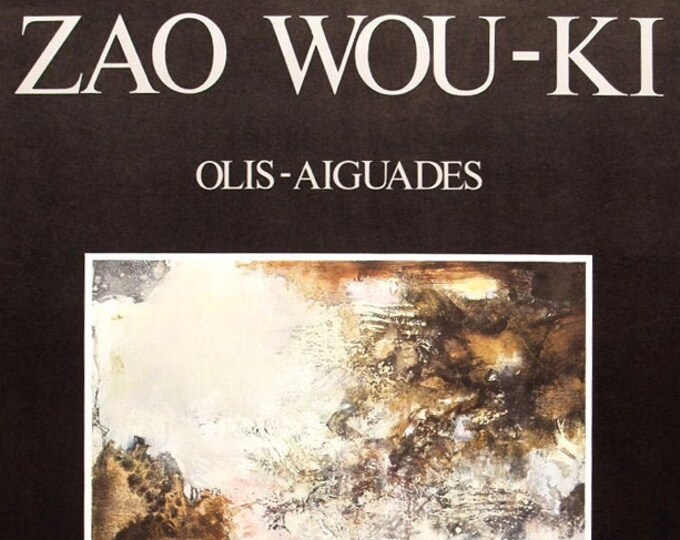 Zao Wou-ki – Original Artist Poster 1978 - Etsy