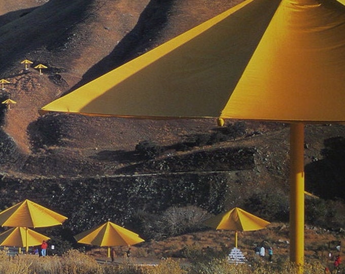 Christo - Umbrella Project 1991 - Etsy
