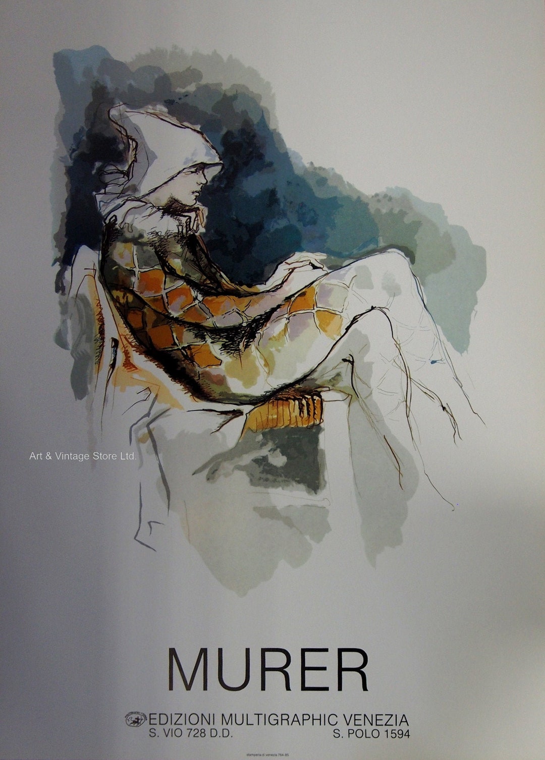 Murer - Original Venice Poster 1984 - Etsy