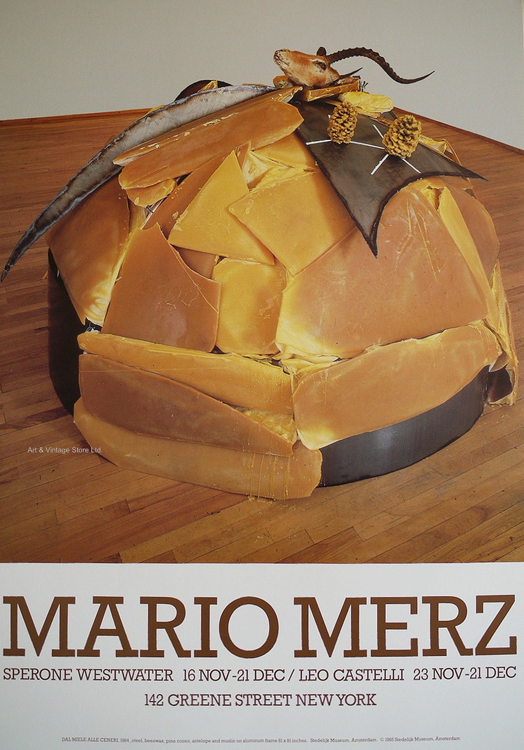 Mario Merz – Original Artist Poster 1984 - Etsy