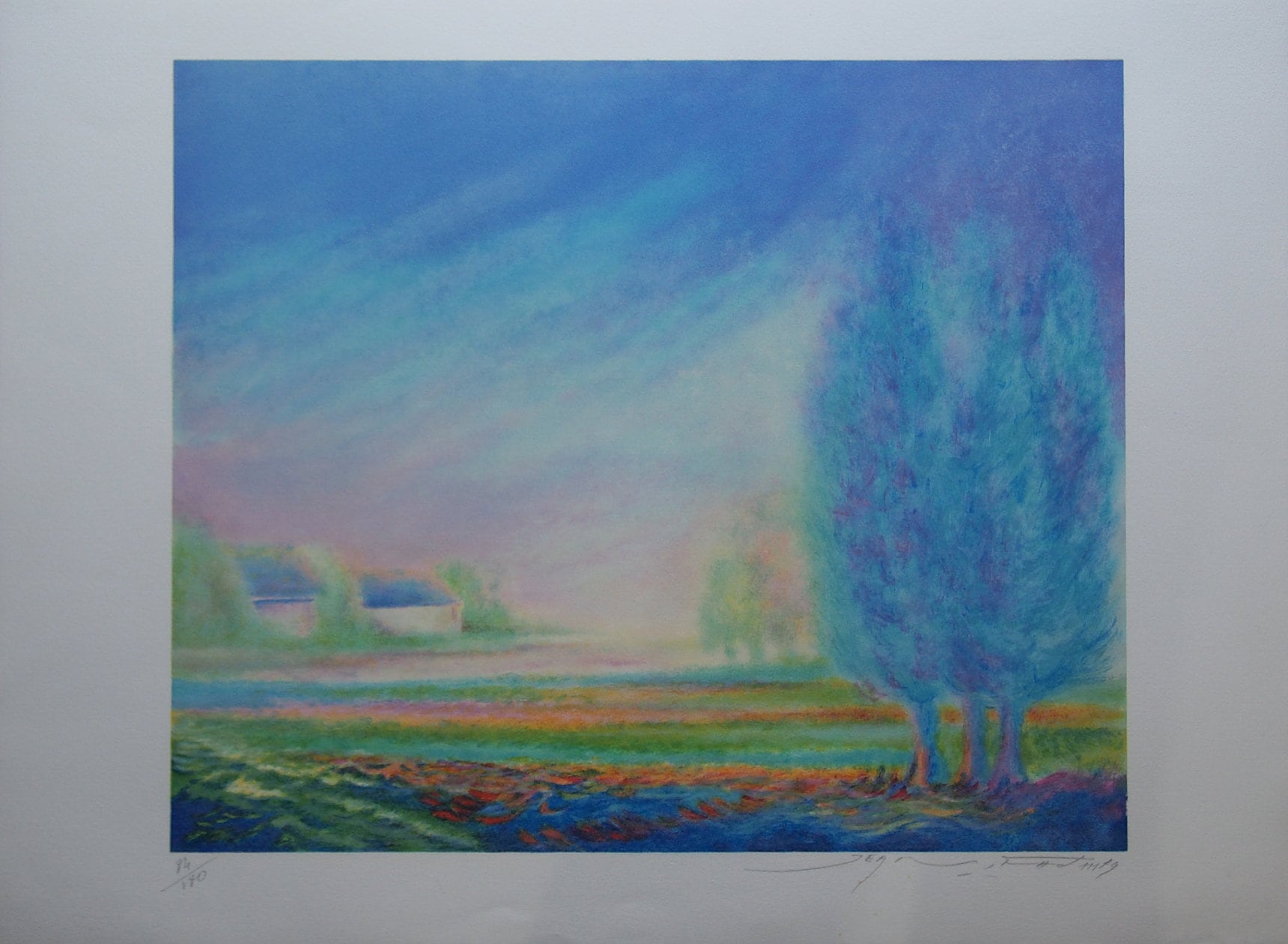 Jean Fernand - Original Hand Signed Lithograph 1980's - Etsy UK