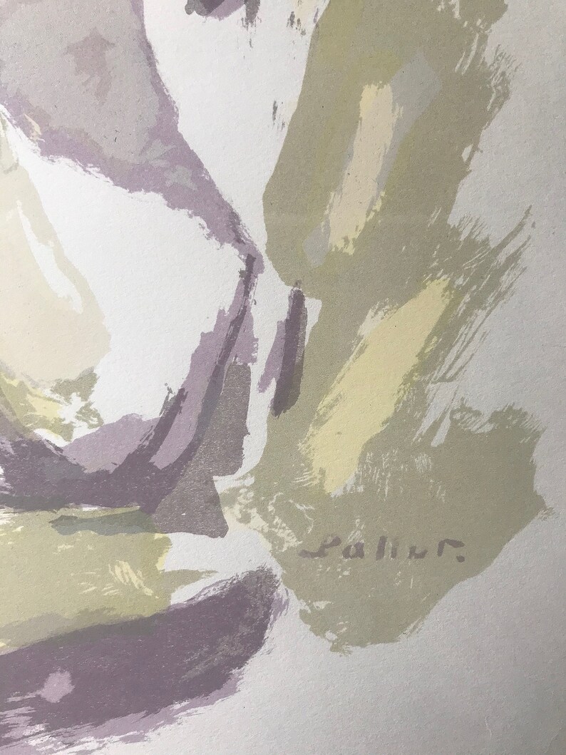 Pierre Pallut - Original Lithograph 1964 - Etsy