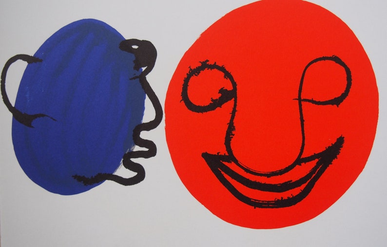 Alexander Calder – Original Lithograph Print 1976 - Etsy