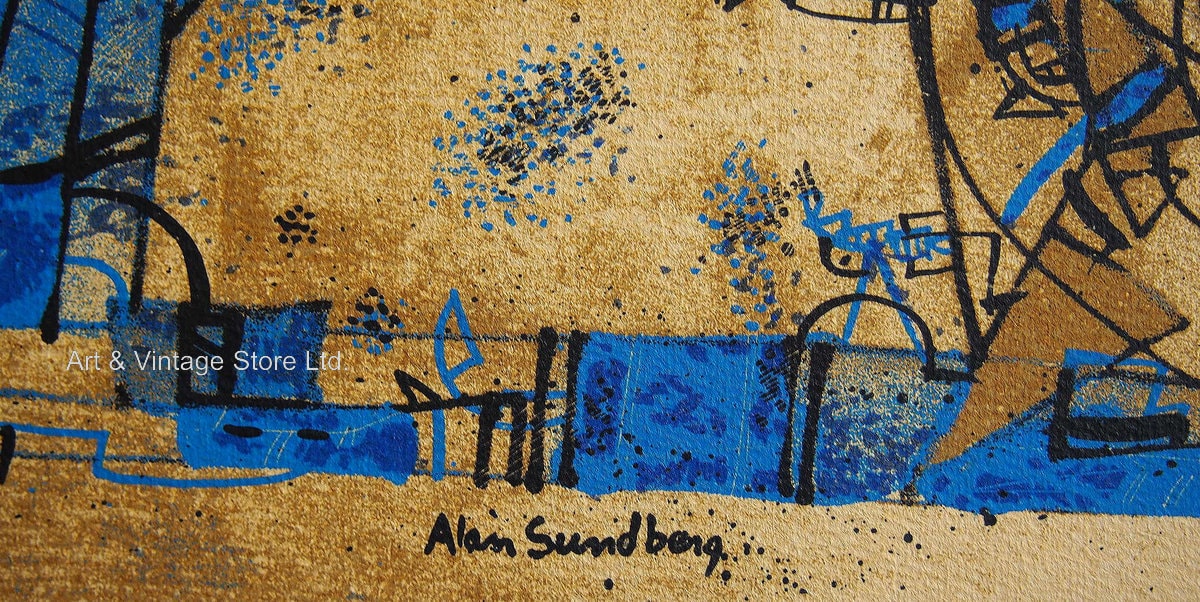 Alan Sundberg Art Print 1980's - Etsy