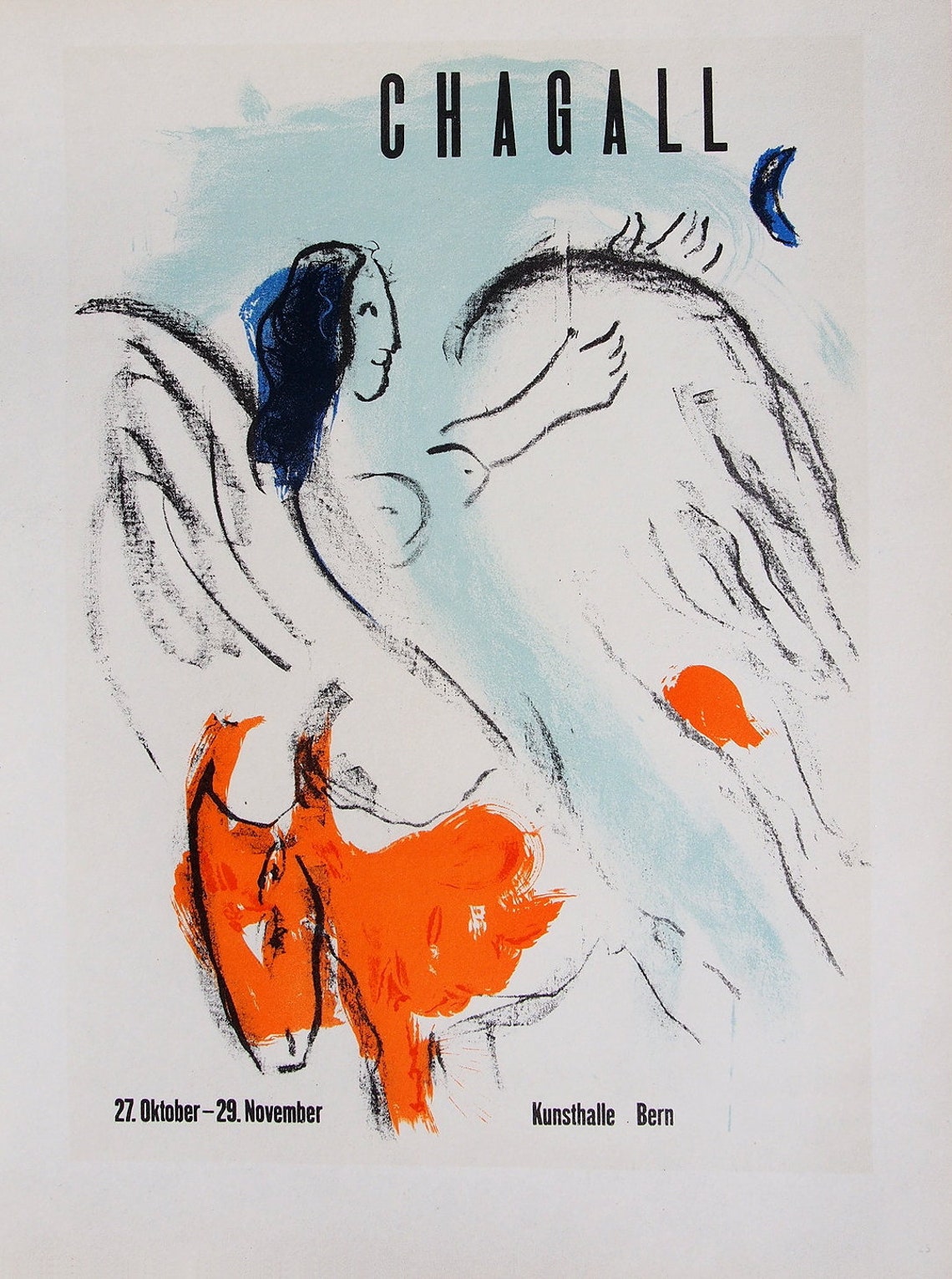 Marc Chagall - Original Lithograph 1959 - Etsy