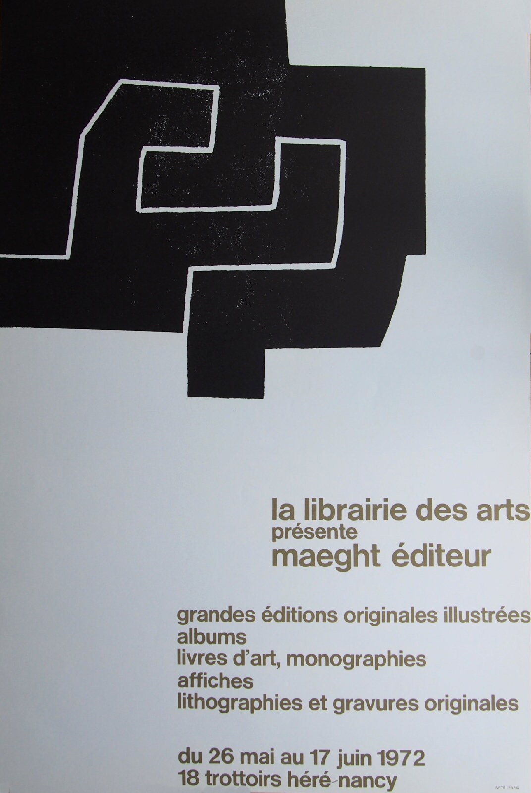 Eduardo Chillida - Original Artist Poster 1972 - Etsy