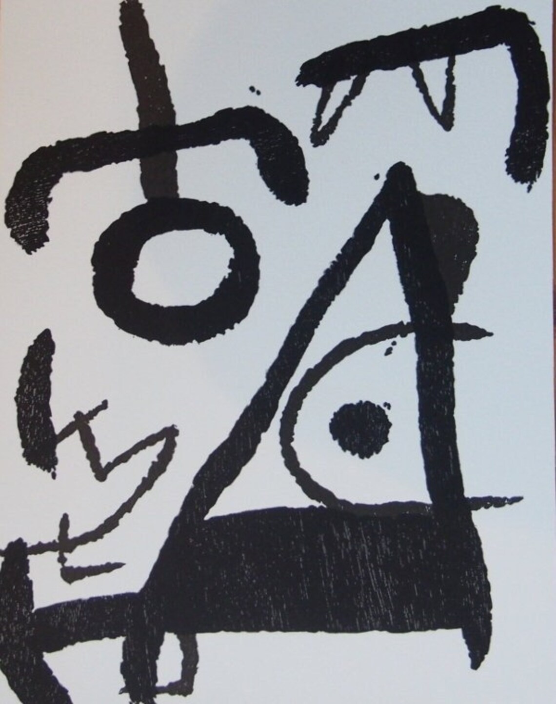 JOAN MIRÓ - Original Woodcut 1979 - Etsy