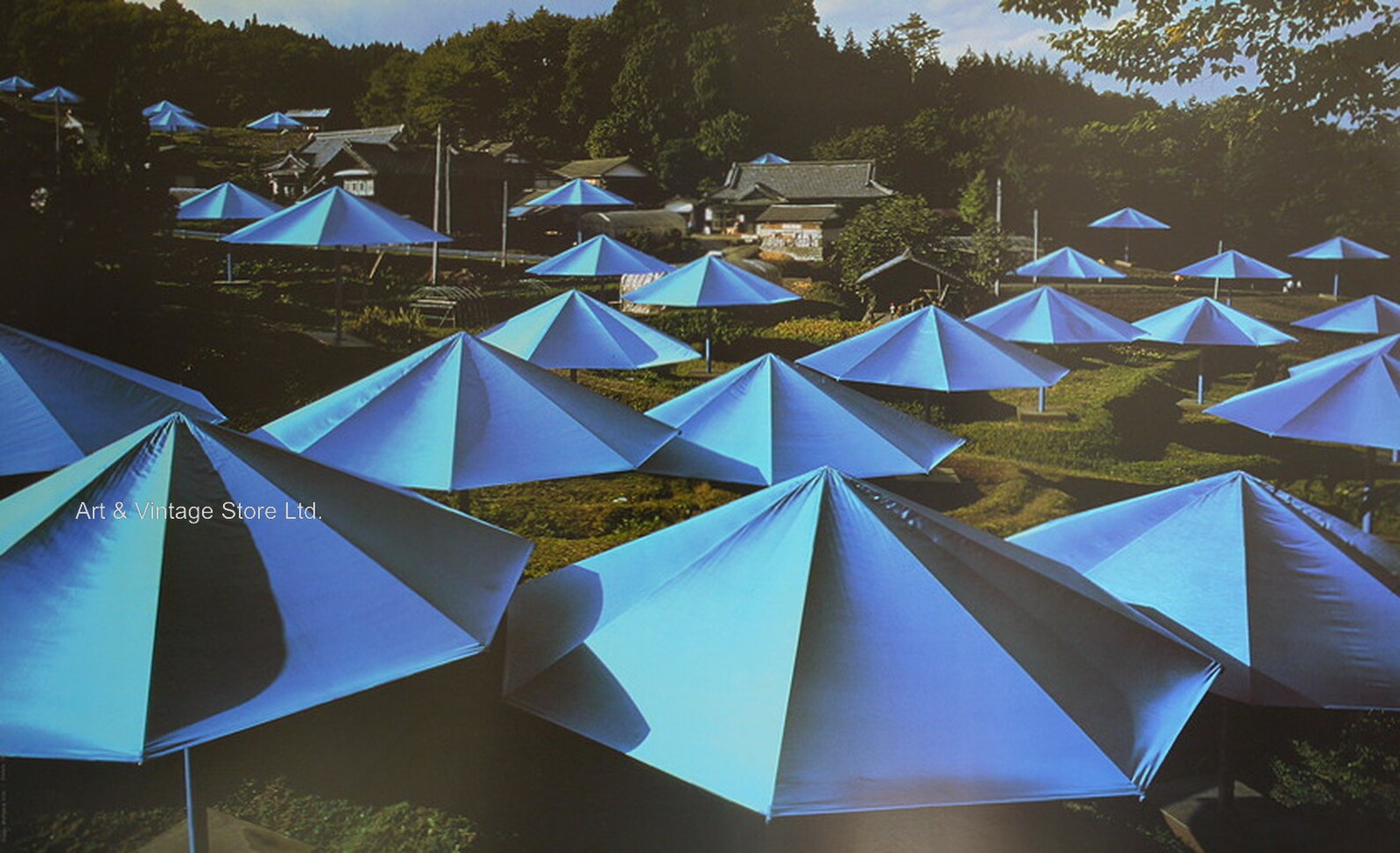 Christo - Umbrella Project 1991 - Etsy