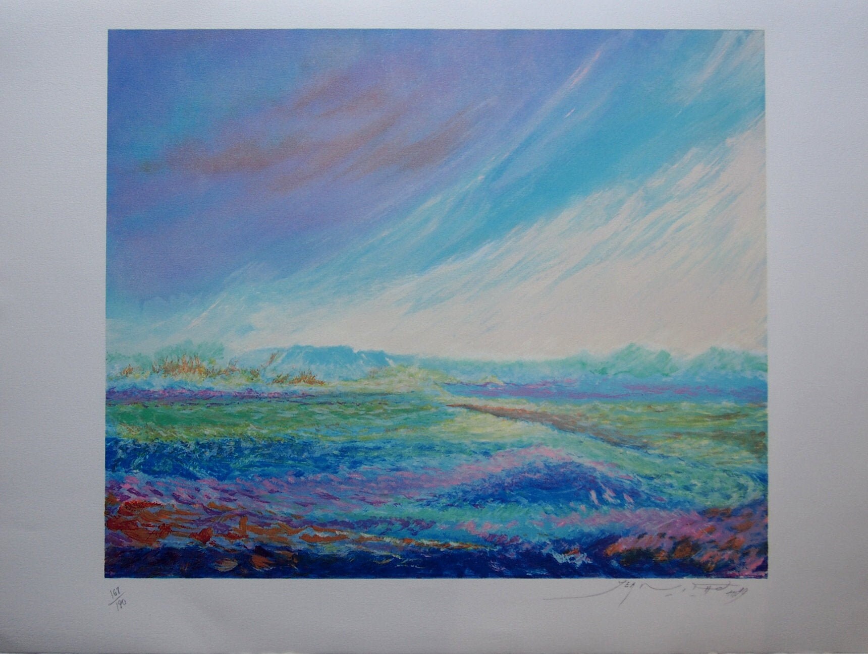 Jean Fernand - Original Hand Signed Lithograph 1980's - Etsy