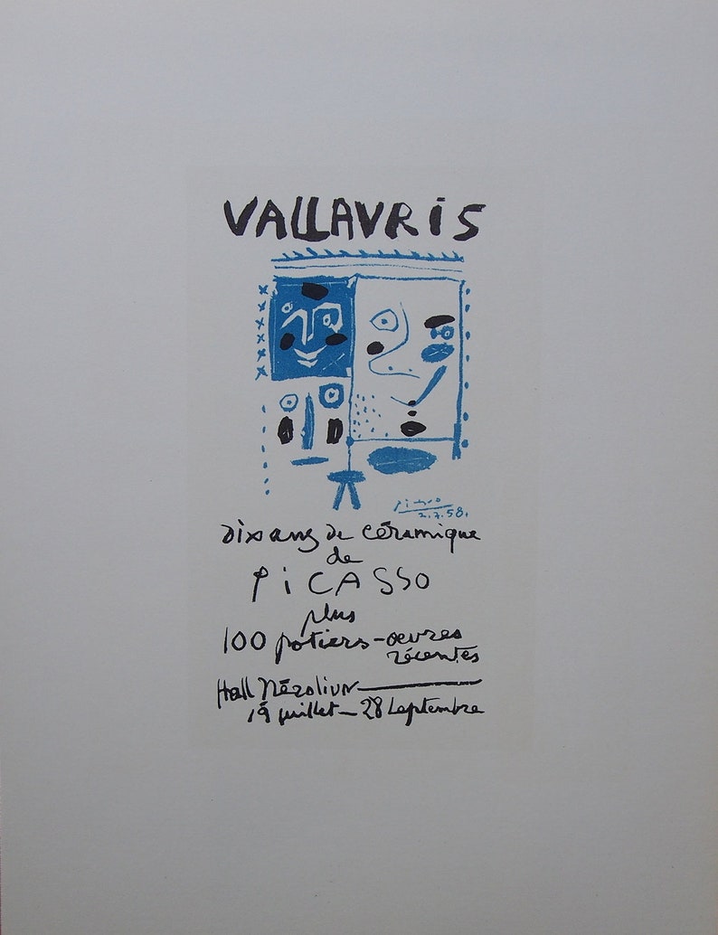 Joan Miró – Original Artist Poster 1986 - Etsy