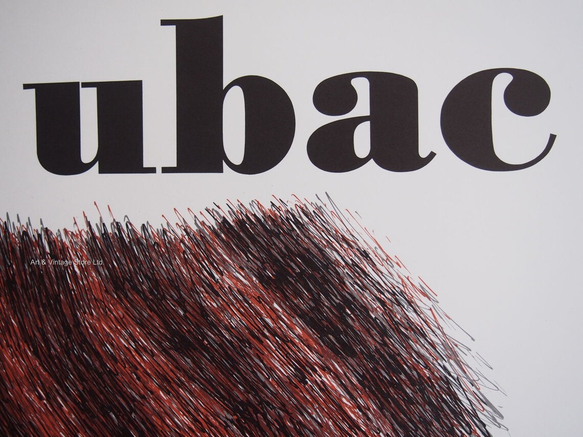 Raoul Ubac Original Artist Poster 1973 - Etsy