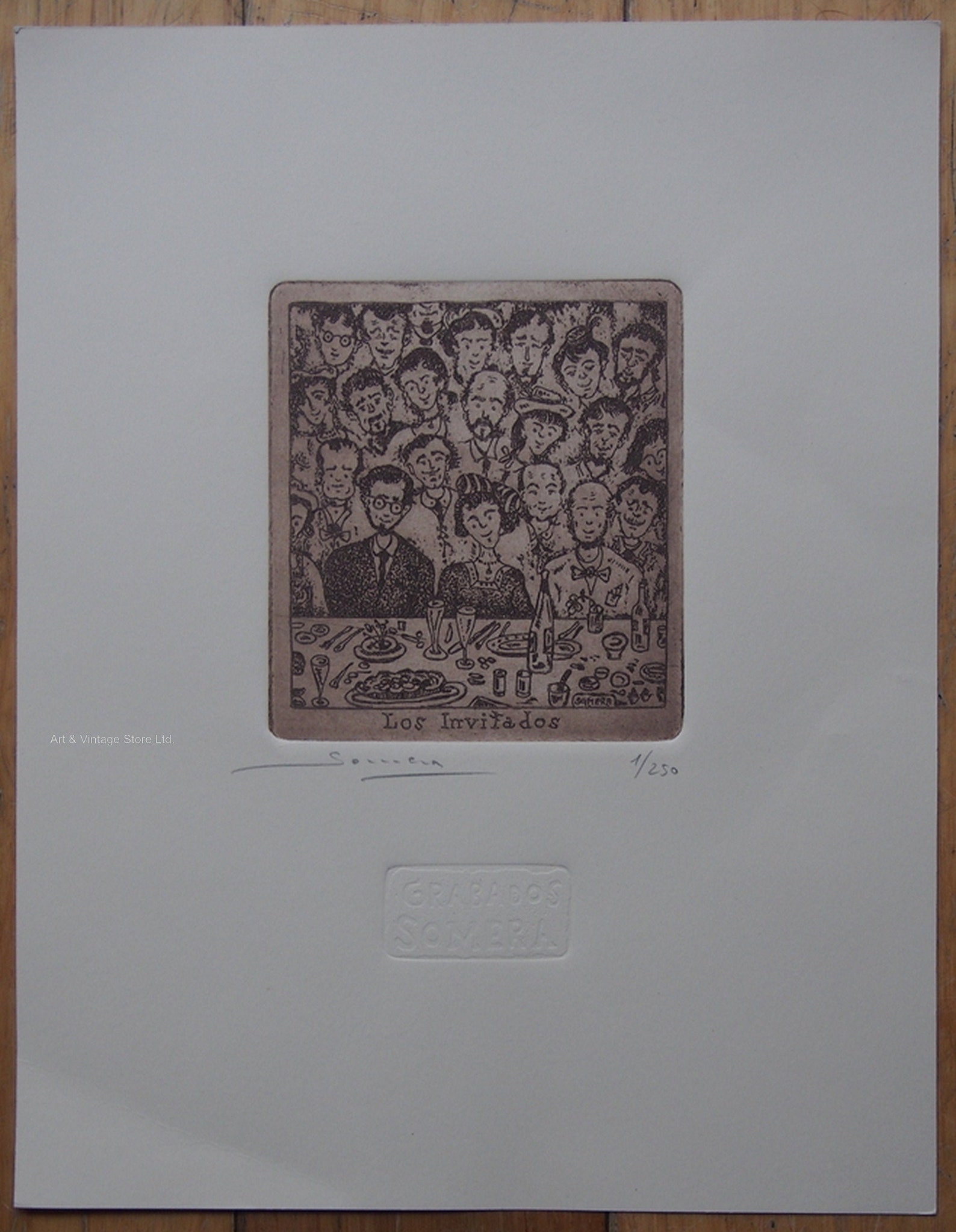 Grabados Somera - Original Limited Edition Engraving - Etsy