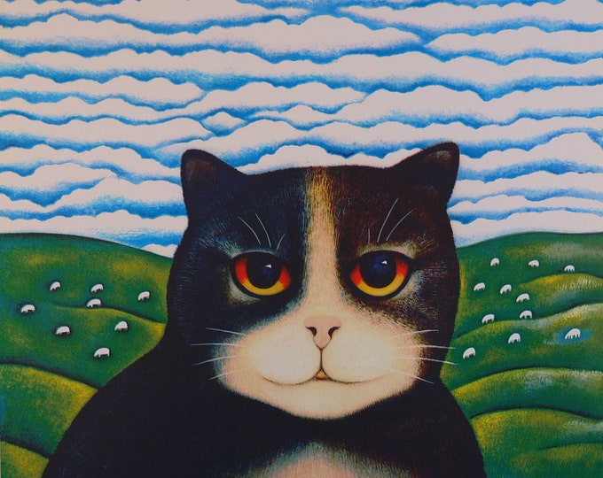 Martin Leman - Vintage Art Print 1980's - Etsy