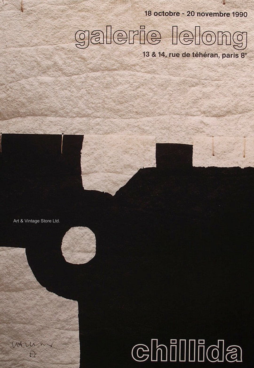 Eduardo Chillida - Original Artist Poster 1990 - Etsy
