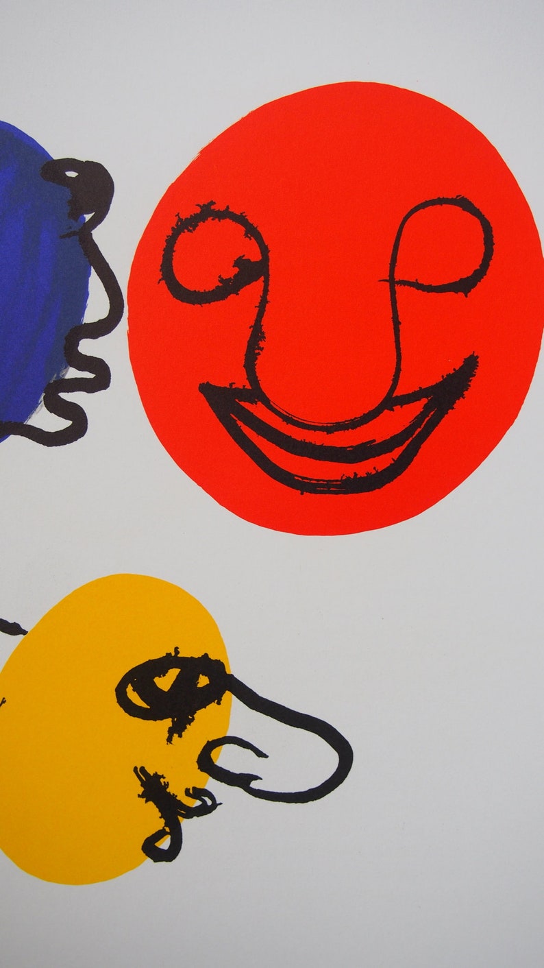 Alexander Calder – Original Lithograph Print 1976 - Etsy