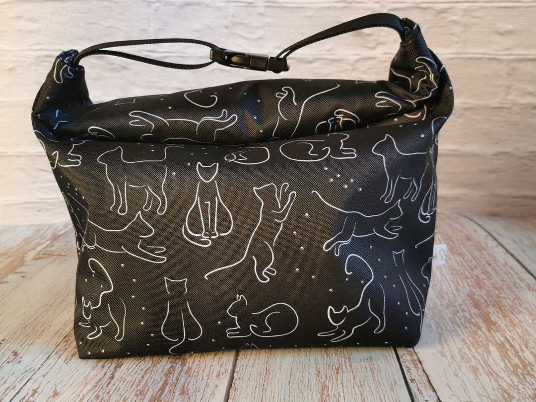Lunch Bag With Cat, Waterproof Market Bag, Zero Waste Bag, Sandwich Bag ...