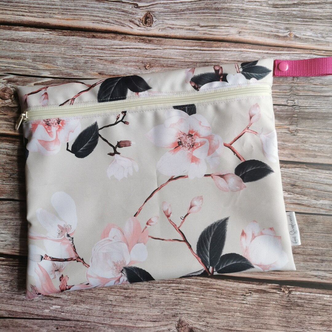 Large Wet Swimsuit Bag, Wet Bag, Magnolia Beach Bag, Swim Bag, Wet Bag ...