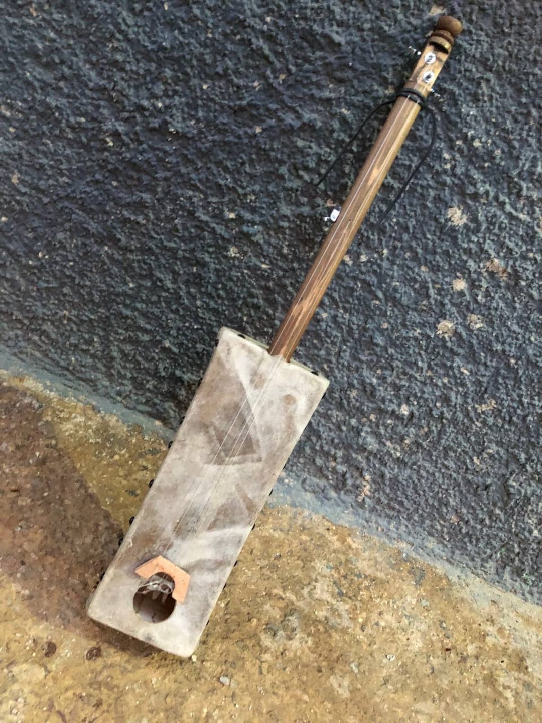 Moroccan Gnawa Stringed Instrument Guembri Sentir, Hajhouj, Ganbri ...