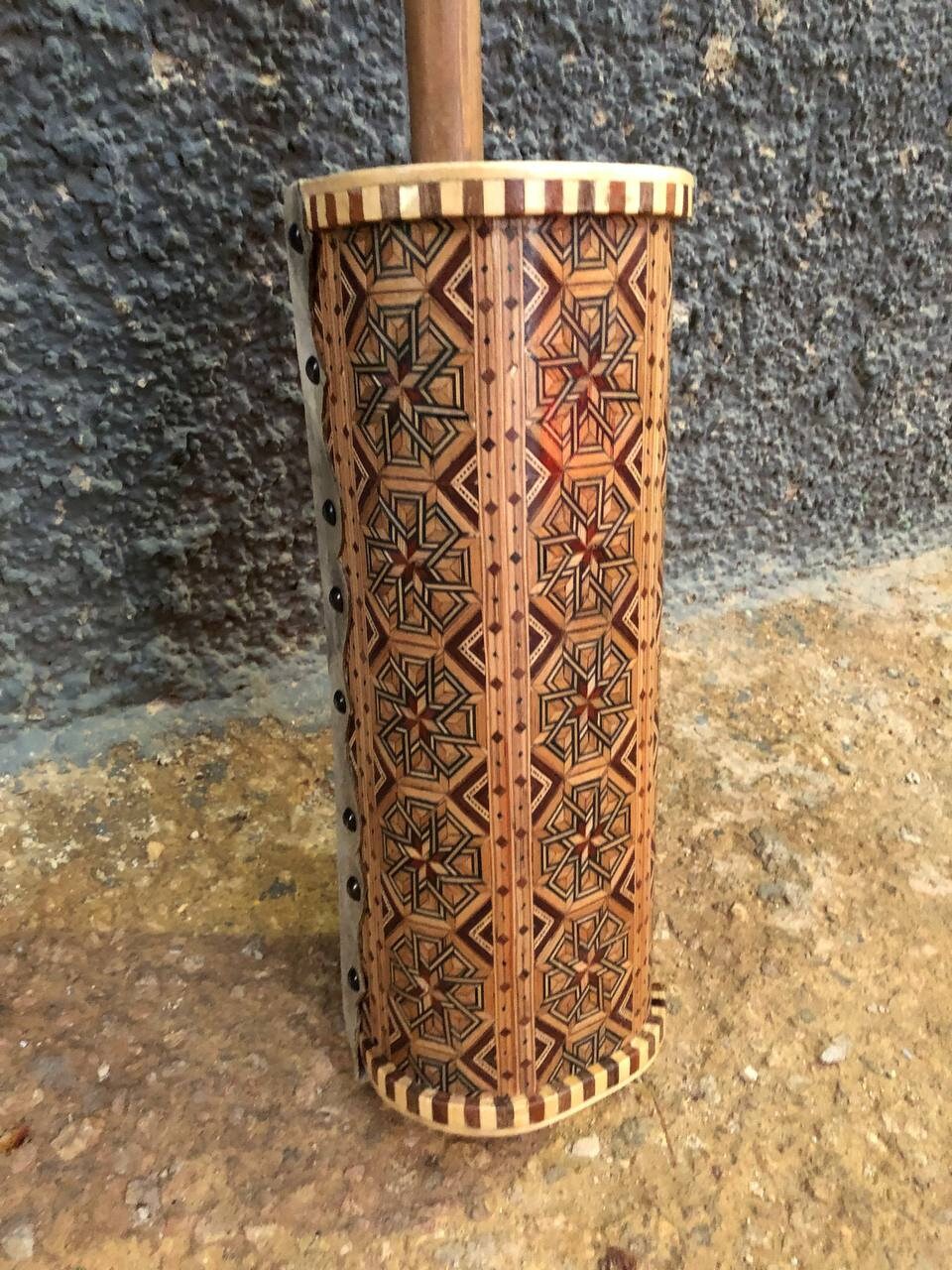 Moroccan Gnawa Stringed Instrument Guembri Sentir, Hajhouj, Ganbri ...